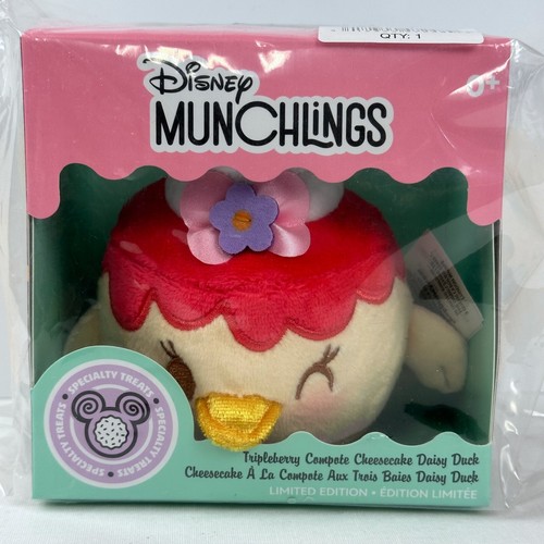 Disney Munchlings Daisy Duck Plush Triple Compote Cheesecake Scented | eBay