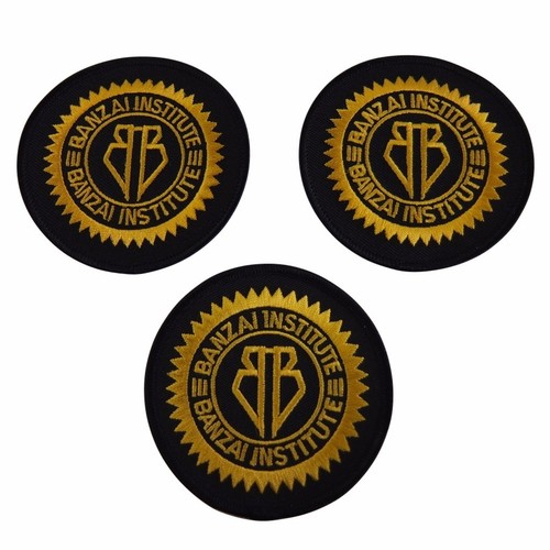 Buckaroo Banzai Institute Logo Embroidered 3 1/2" Diameter SET of 3 ...