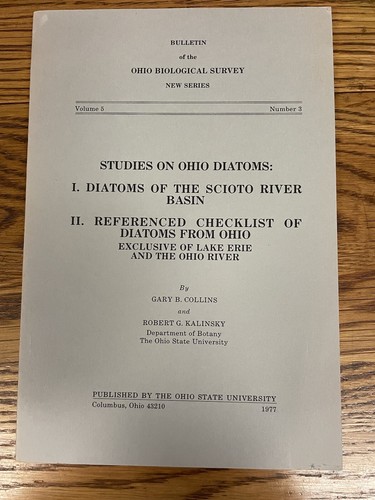 Book: Studies on Ohio Diatoms- Microscope Microscopy | eBay