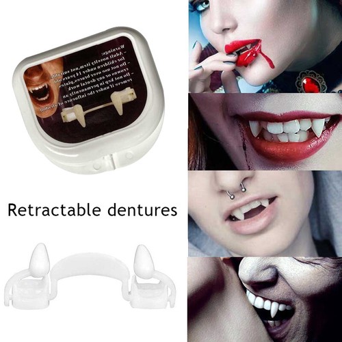 Vampire Fangs Vampire Fangs Zombie Teeth Dentures Small Tiger Teeth ...