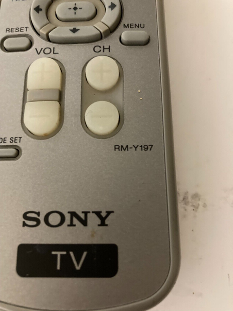 Sony RM Y 197 Genuine Remote Control W Battery Cover Tested for sale ...