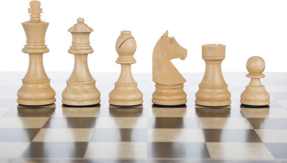 DGT Walnut Board NON-electronic ches set with Timeless pieces-Pro ...