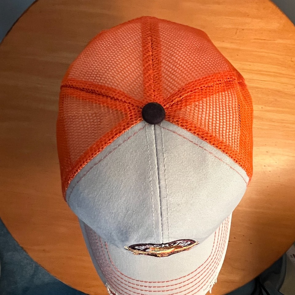 Shock Top Hat Cap White Belgian Beer Mohawk Strapback Gray Orange ...