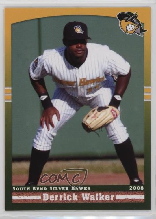 2008 Grandstand South Bend Silver Hawks - Derrick Walker (RC) for sale ...