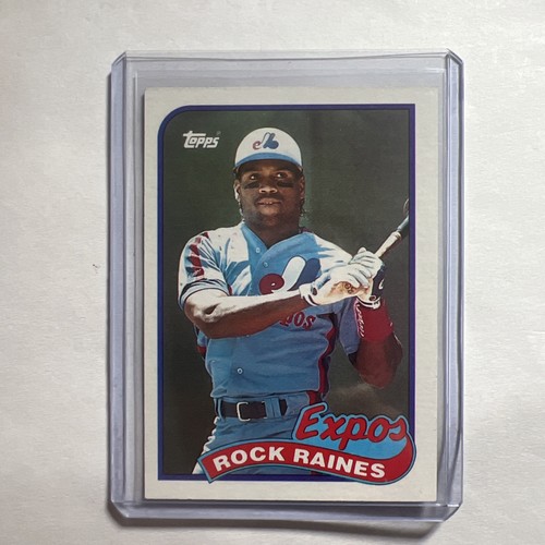 1989 Topps Rock Raines HOF #560 Montreal Expos | eBay