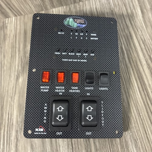 RV Control Monitor Panel Tanks/Water Pump/Awning/Light/Slide KIB M2747 ...