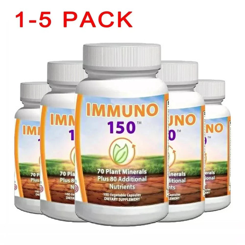 (Pack of 5) Immuno 150 The Ultimate Multi Vitamin, Immune Booster, 150 ...
