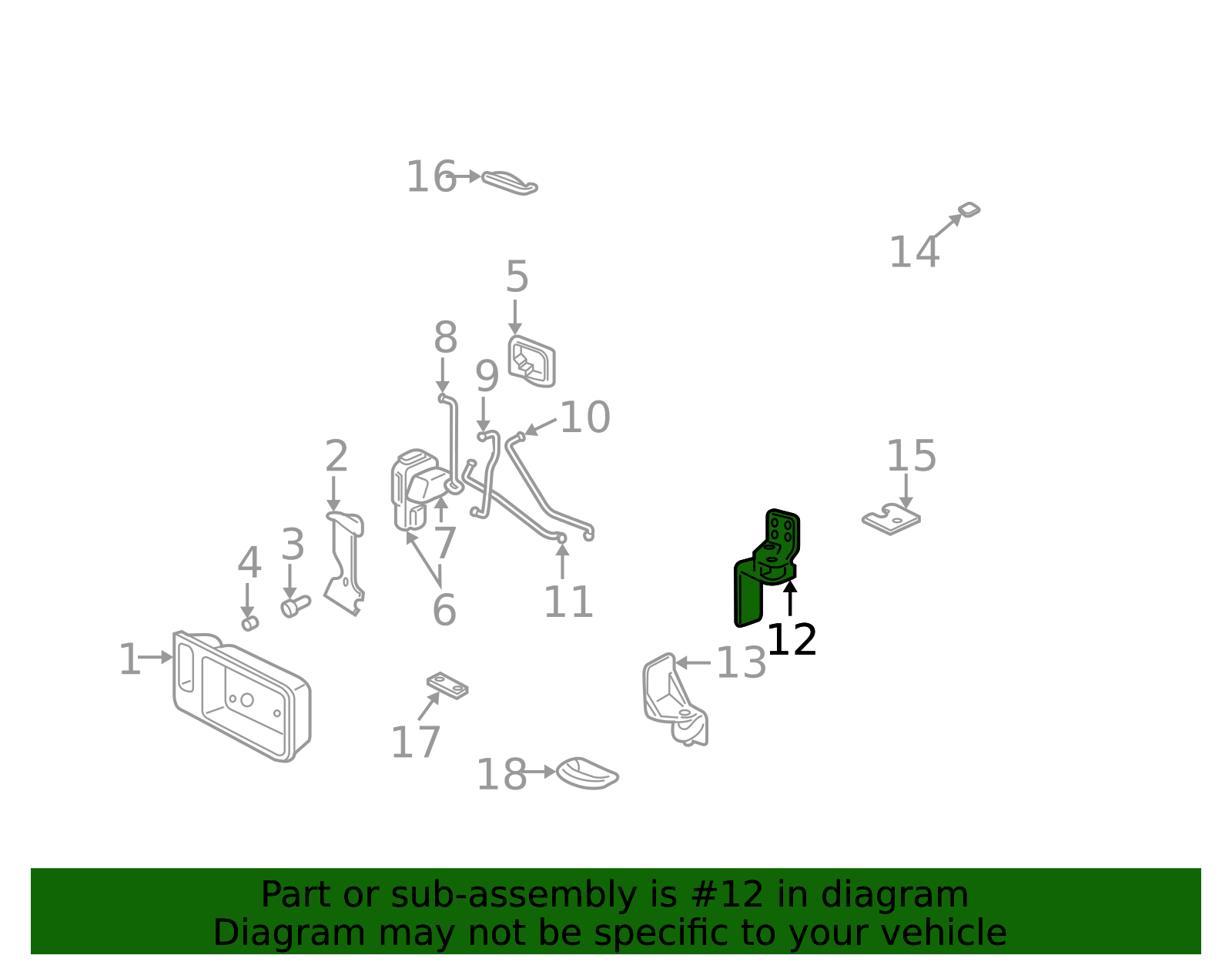 Genuine GM Door Hinge 15994452 | eBay
