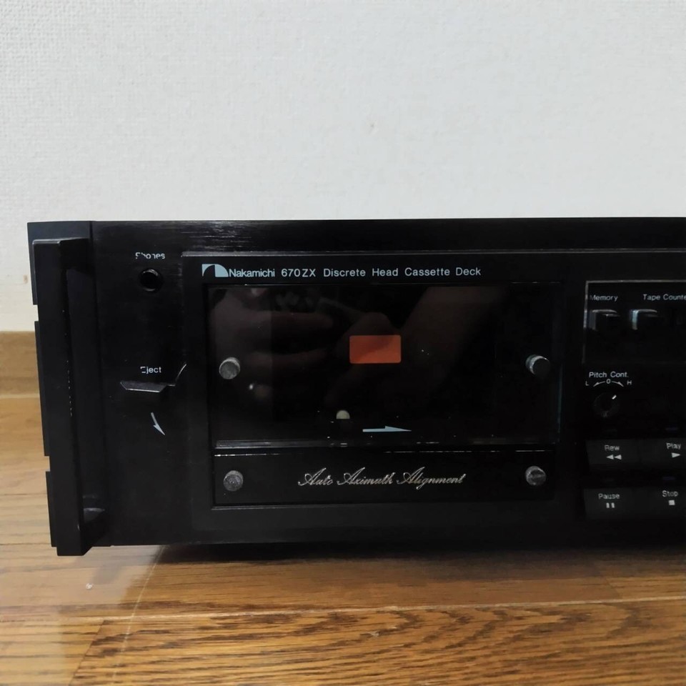 Nakamichi 670 ZX 3-Head Auto Azimuth Cassette Deck | Fully Working | Japan