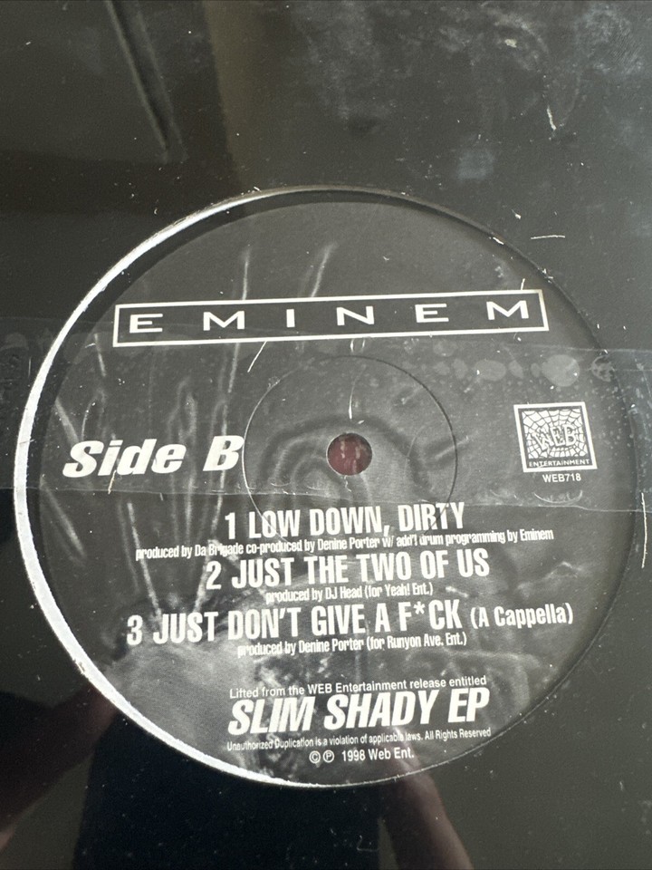 Slim Shady EP Vinyl Sealed 1998 USA OG Eminem | eBay