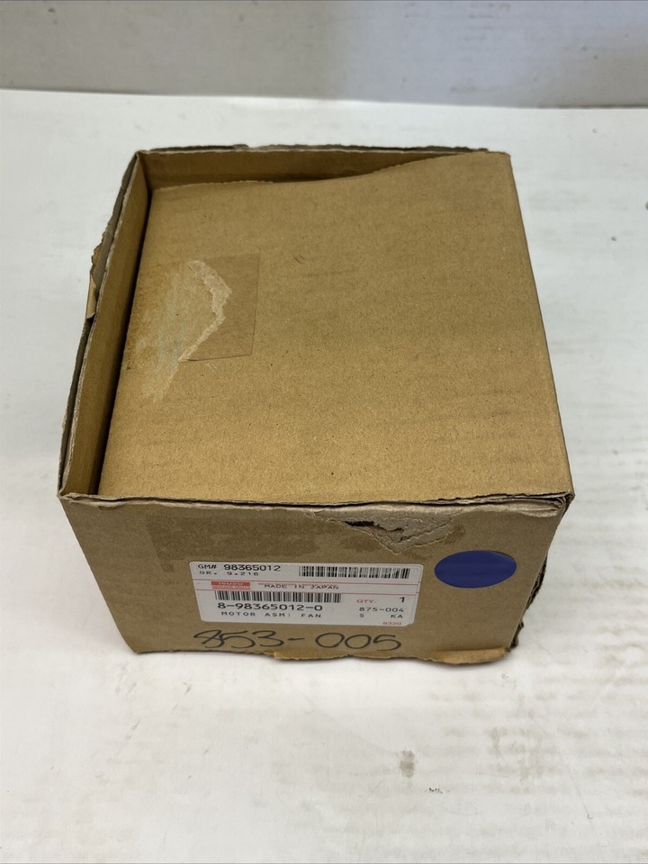 1 New 8-98365-012-0 Isuzu Compressor Fan Motor | eBay