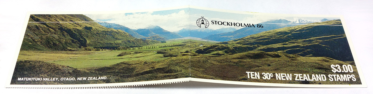 New Zealand Stamp Booklets Kakapo Parrot w/Stockholmia 86 O/P SG #SB41 ...