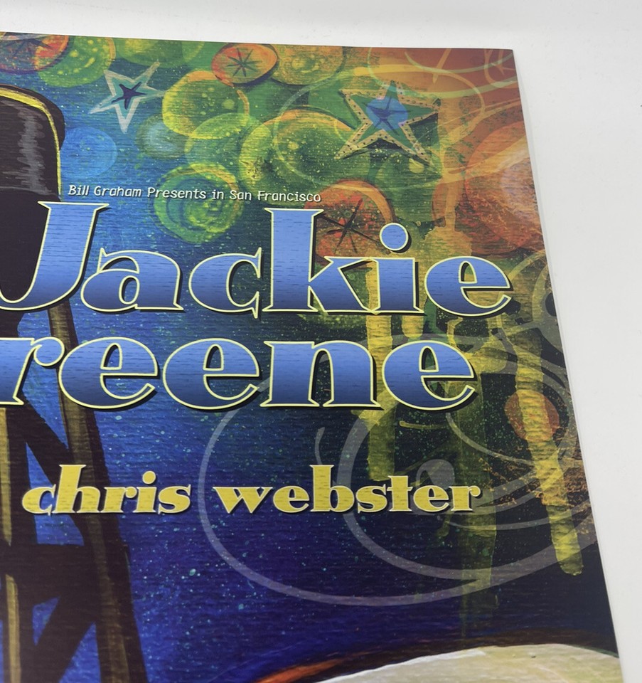 Jackie Greene Fillmore SF 2005 Concert Poster 13x19” Chris Webster Live ...