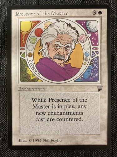 MTG Magic The Gathering PRESENCE OF THE MASTER Legends NM English | eBay