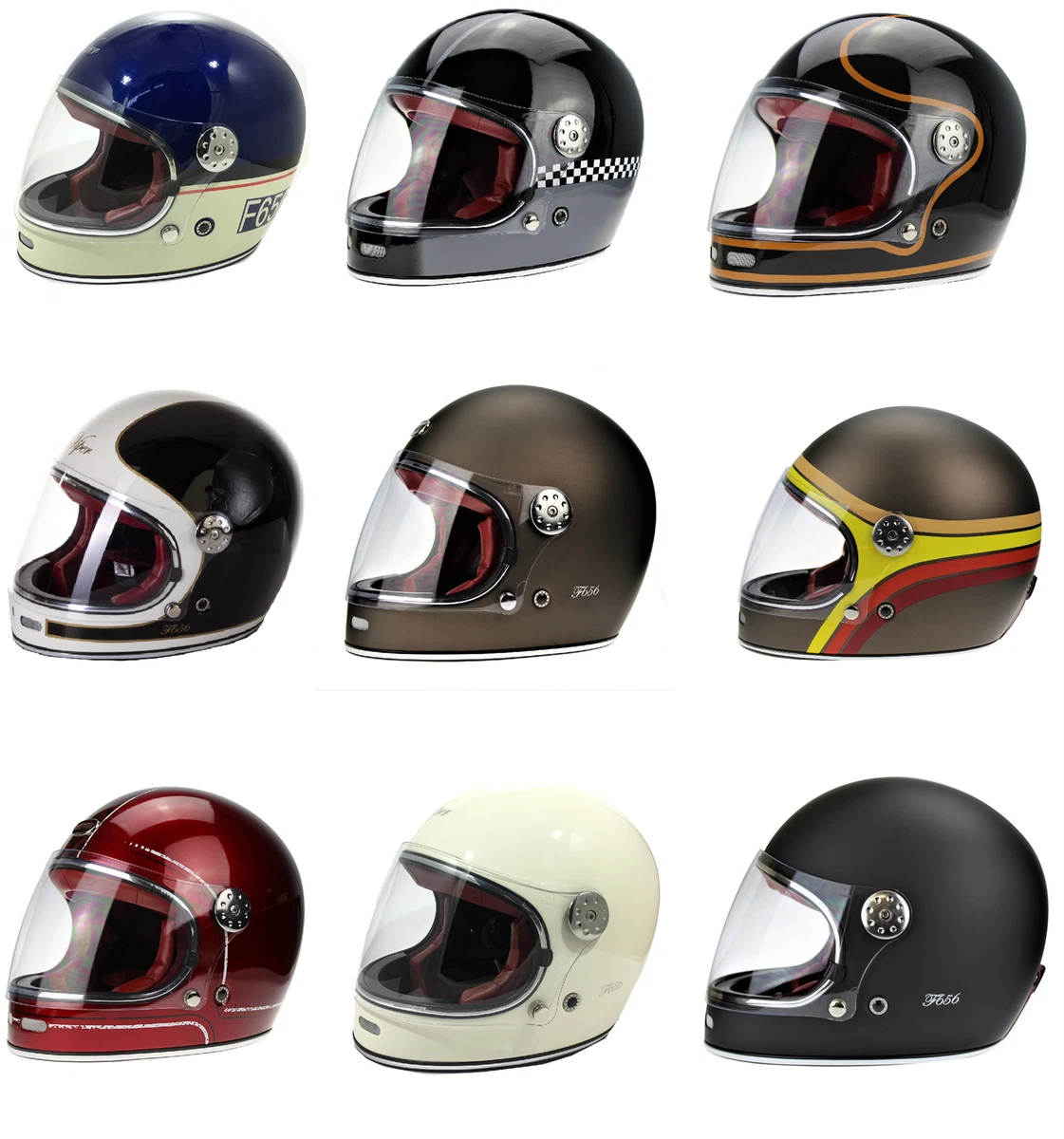 Classic Motorbike Helmets