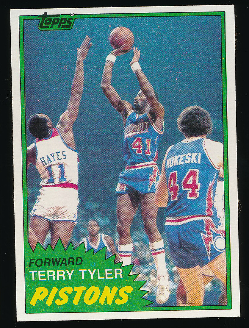 1981-82 Topps #MW84 Terry Tyler - Detroit Pistons NM/MT+ (A01A) | eBay