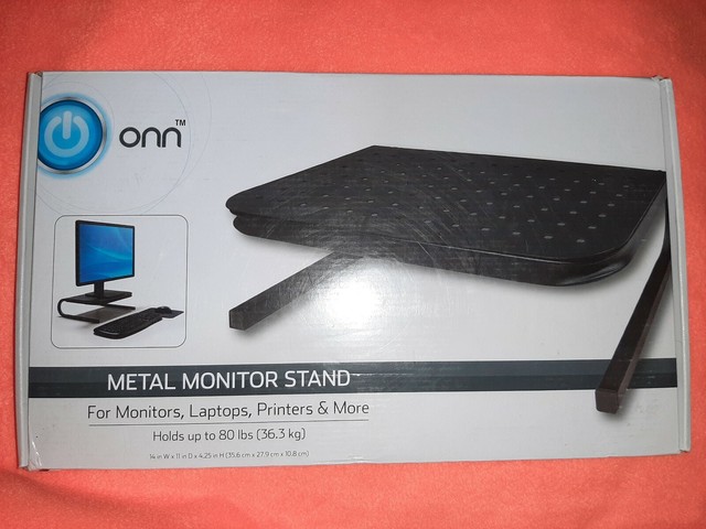 ONN Metal Computer Monitor or Laptop Stand Ona17h0035 for sale online ...