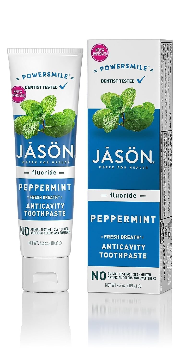Jason Natural Products Toothpaste Peppermint Flouride 4.2 Oz 1 Pack | eBay