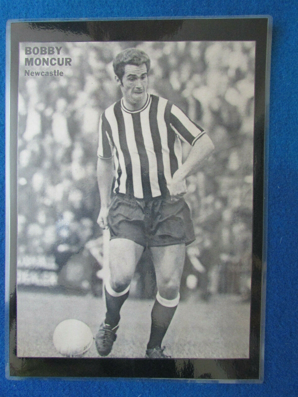 Bobby Moncur - Newcastle United - 1970/71 - Mounted Laminated A4 ...