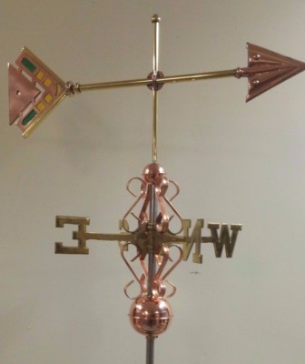 Weathervanes & Lightning Rods - Stained Glass