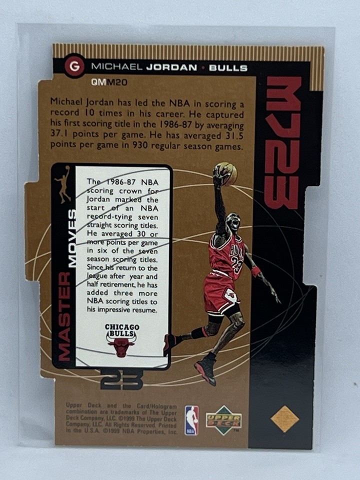 MICHAEL JORDAN 1998-99 UPPER DECK MJ23 BRONZE #1046/2300 BULLS | eBay