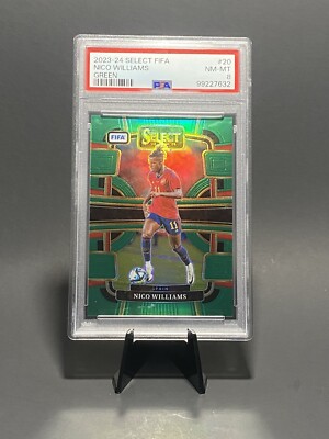 2023-24 Panini Select FIFA Green /5 Nico Williams Spain PSA 8 POP 1 | eBay