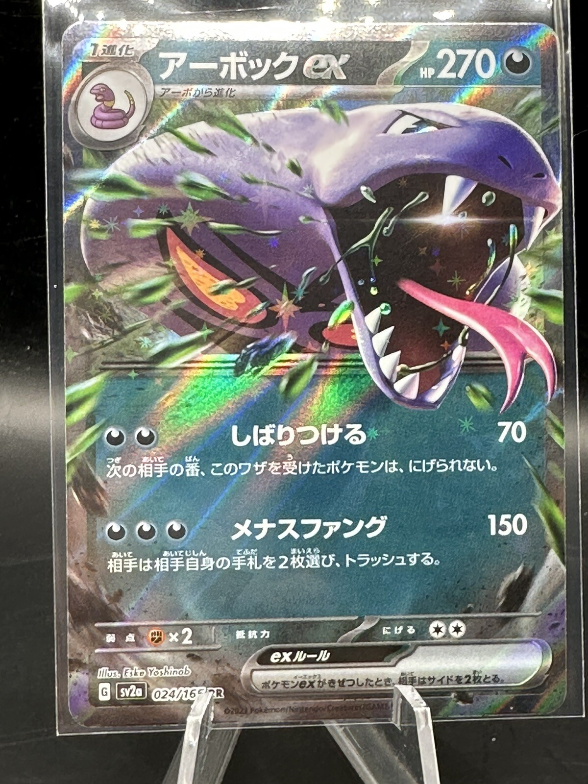 Arbok ex RR 024/165 sv2a - Pokemon 151 HOLO MINT PCG/JAPANESE US SELLER | eBay