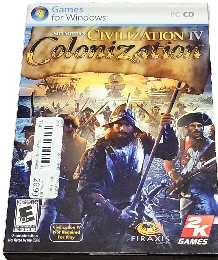 Sid Meier's Civilization IV: Colonization PC CD-ROM Game - ID | eBay