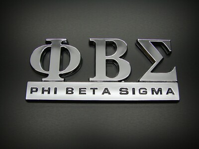 PHI BETA SIGMA CAR EMBLEM STICKER LOGO BADGE DECAL | eBay