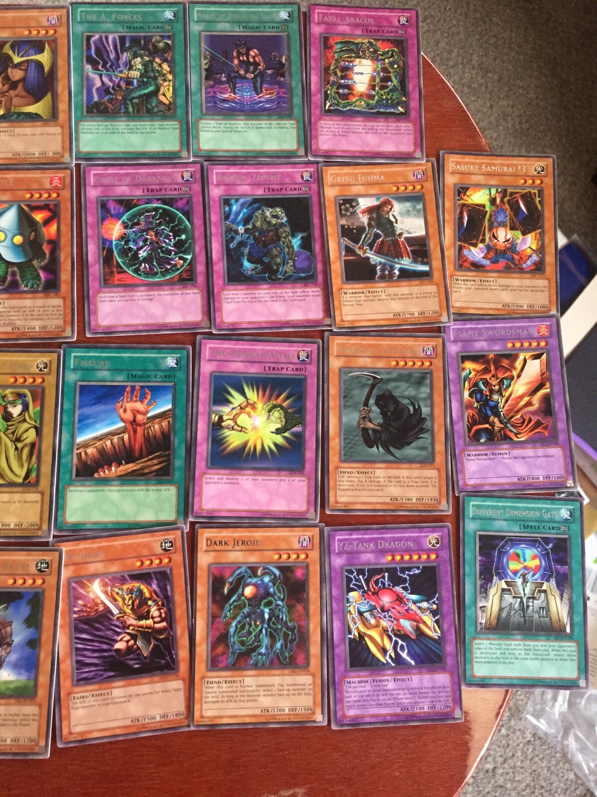 Yugioh 50 Rare Card Lot Silver Title No Duplicates Konami PSV LOD LOB ...
