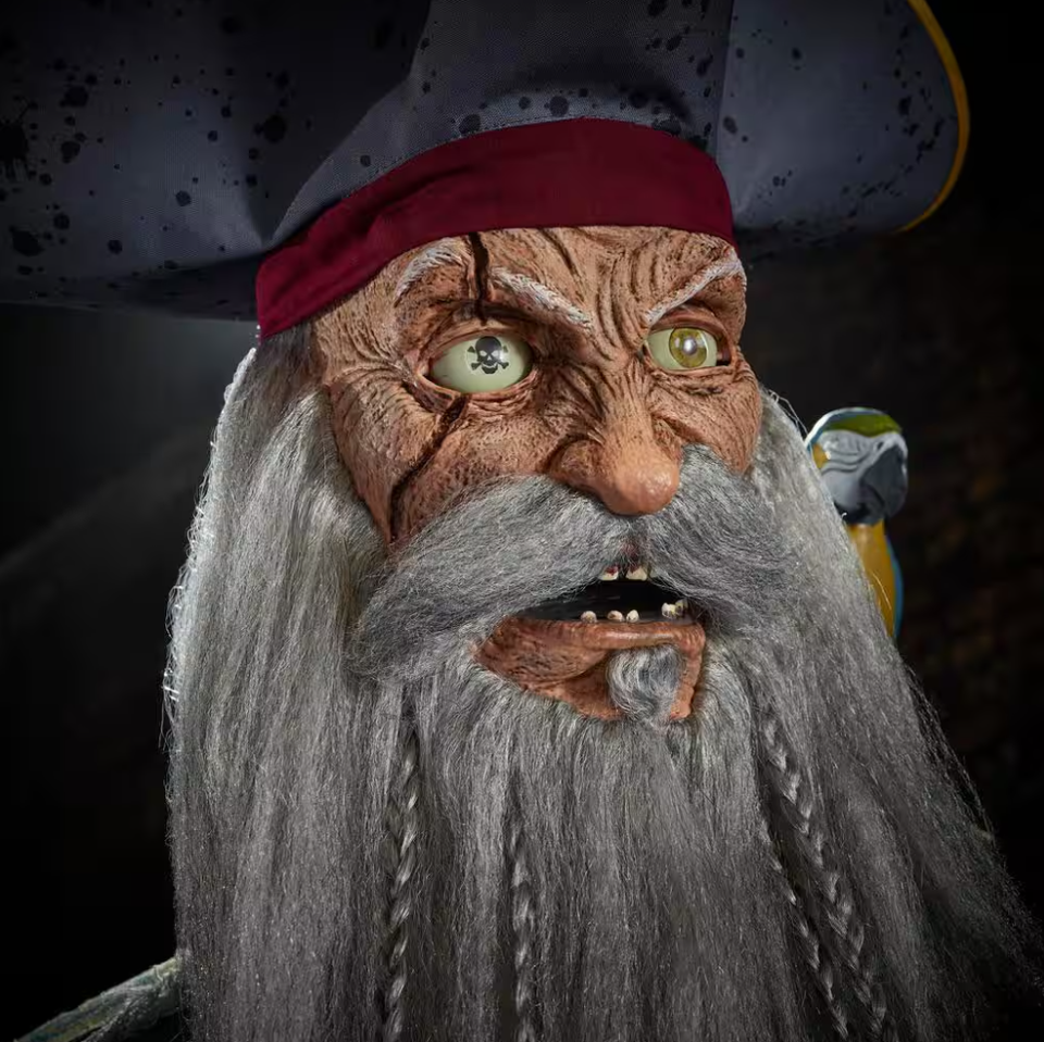 7' ANIMATED LED CAPTAIN CUTS SERVO PIRATE HALLOWEEN ANIMATRONIC | eBay