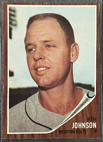 1962 Topps #278 KEN JOHNSON ⚾ Houston Colts/Colt 45s ⚾ FREE SHIPPING ⚾ ...