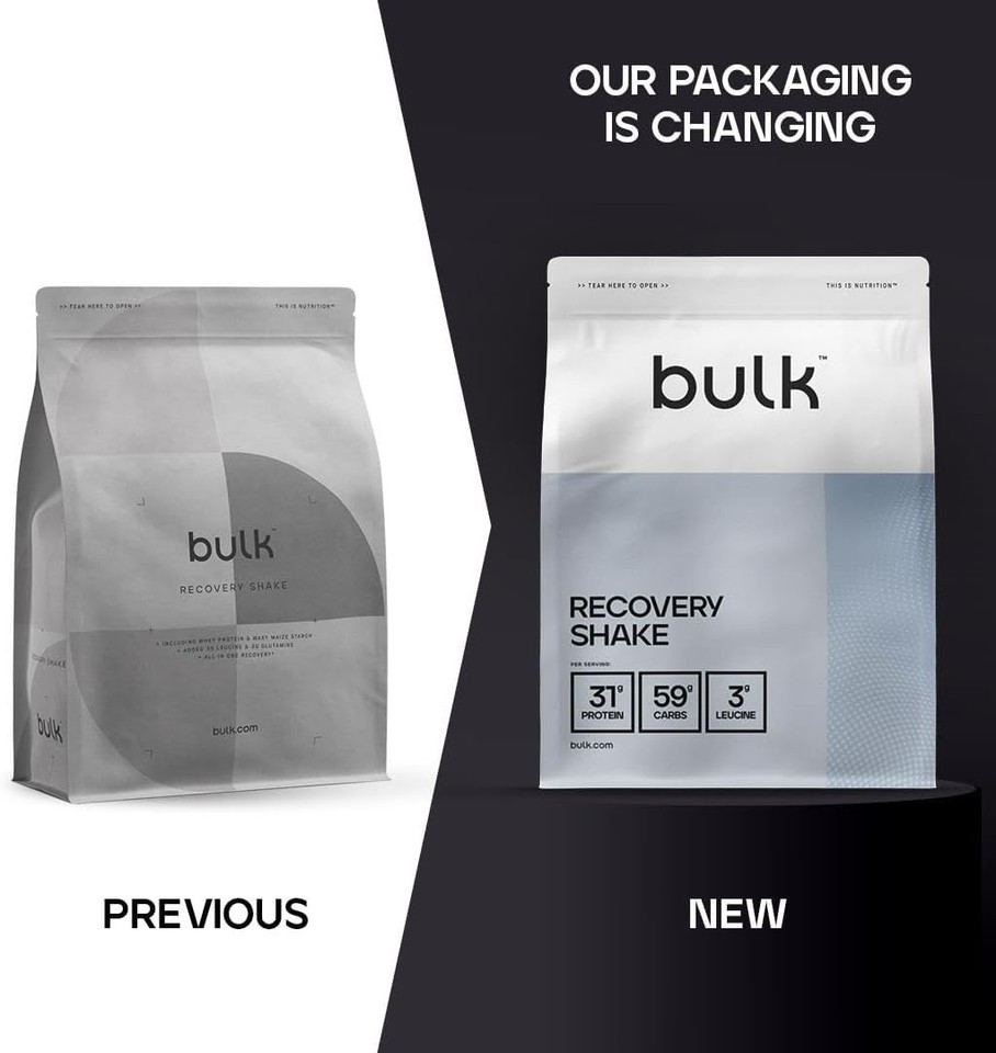 500g Vegetarian Recovery Shake - Waxy Maize & Whey Protein, Mixed Berry ...