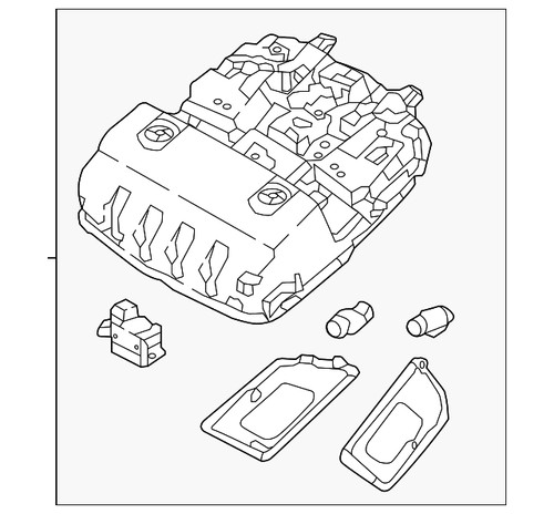 Genuine Hyundai 2016-2021 Tucson Sonata Overhead Console 92800-D3000 ...