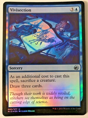 MTG Vivisection Innistrad: Midnight Hunt 083/277 Foil Uncommon | eBay