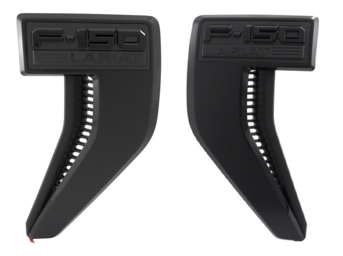 2021-2024 Ford F150 Lariat Fender Vent Badge Logos LH+RH OEM APPEARANCE ...