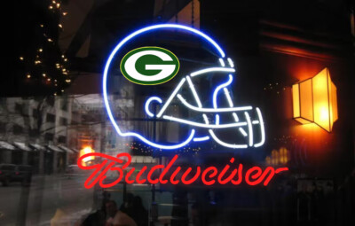 Green Bay Packers Beer Neon Signs 19"x15" Beer Bar Pub Restaurant Wall ...