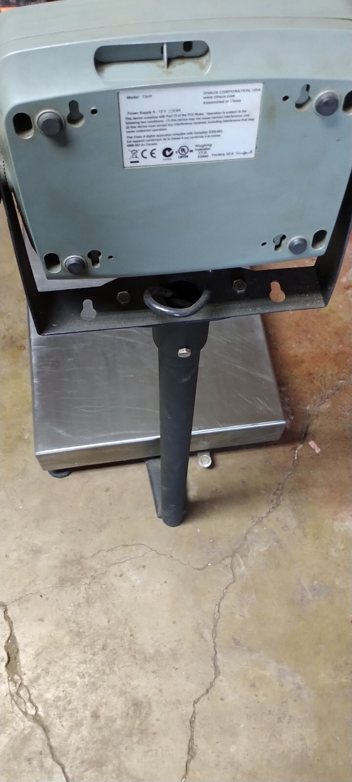 OHAUS T31P FLOOR SCALE WITH DEFENDER 3000 DISPLAY | eBay