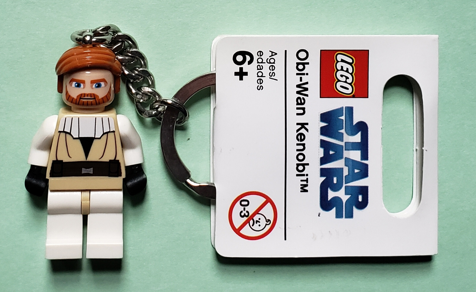 New LEGO Star Wars Obi-Wan Minifigure Keychain 852351 Key Chain | eBay