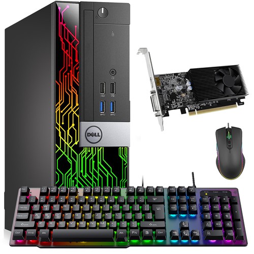 Desktop Computer RGB Gaming PC Core i7 i5 32GB 2TB SSD HDMI NVIDIA GT ...