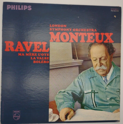 Ravel Bolero, La Valse, Mother Goose (LSO, Monteux) Philips PHS 900-059 ...