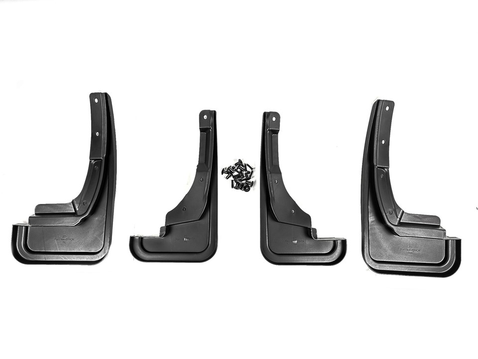4x Front & Rear Mud Flaps Splash Guards Splashguards for Ford Maverick ...