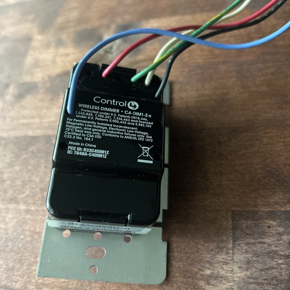 Control4 Control 4 Wireless Dimmer C4-DIM1-Z | eBay