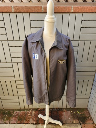 Vintage Rolls Royce Bently Mechanics Jacket With Patches Red Cap Brand ...