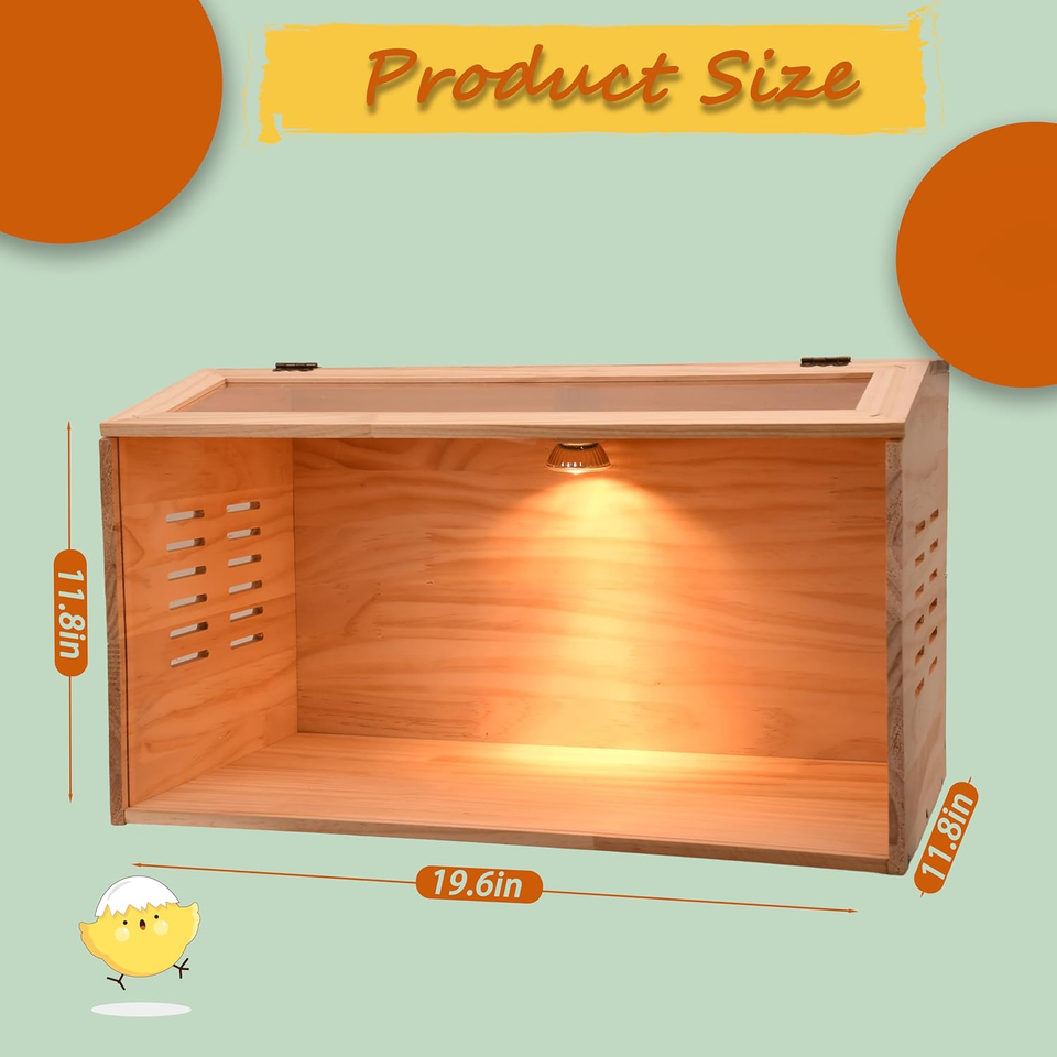 Brooder Box for Chicks, Chicken Brooder Box, Poultry Brooder with ...