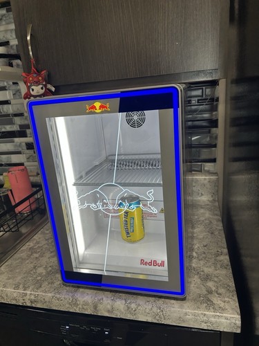 Red Bull Mini Fridge GDC Baby ECO Commercial LED Refrigerator 115v | eBay