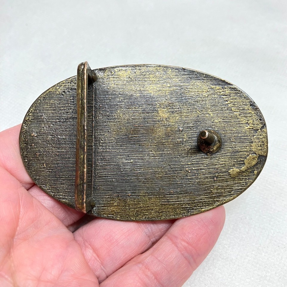 Civil War Confederate CS Southern Rebel Oval Belt Plate Buckle ...