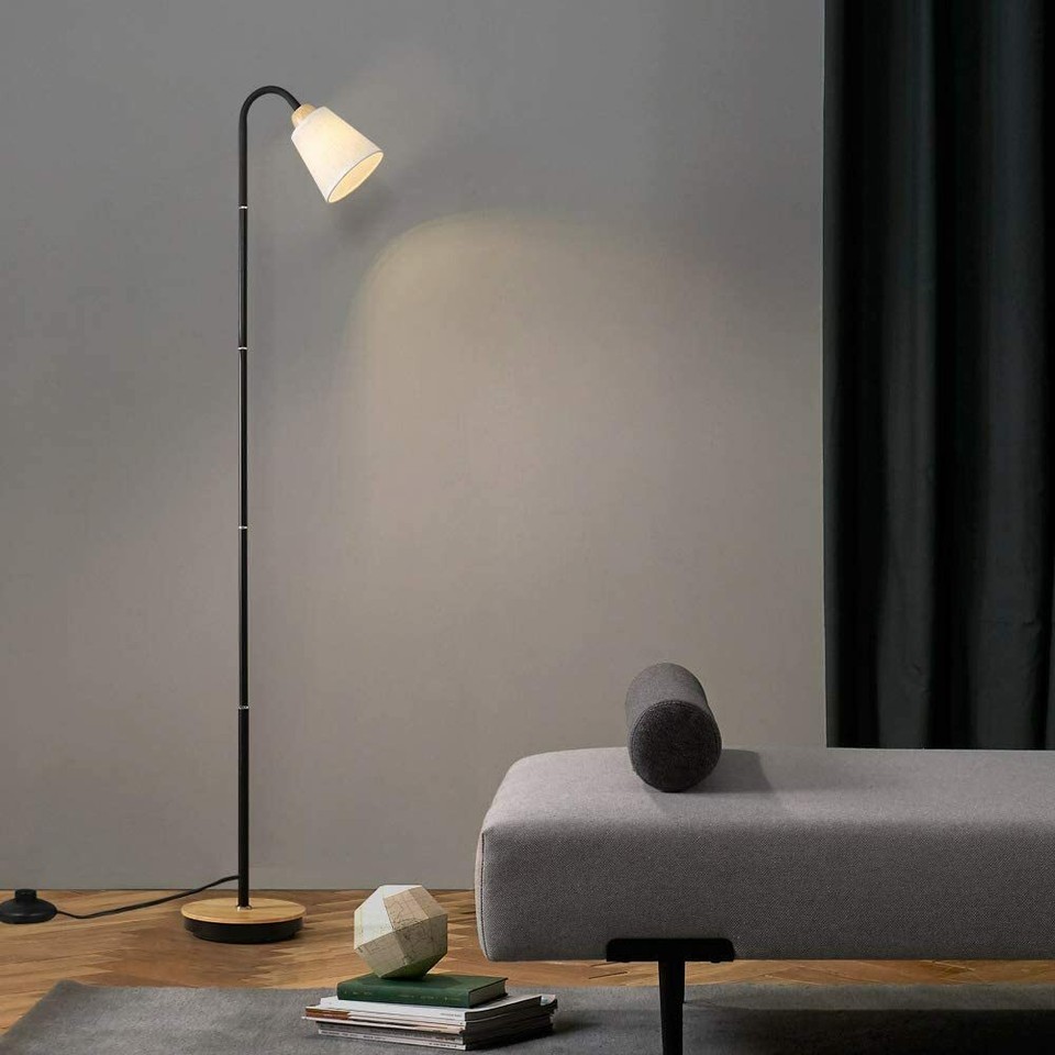 360° Adjustable Task Floor Lamp Gooseneck Standing Reading Lamp Living ...