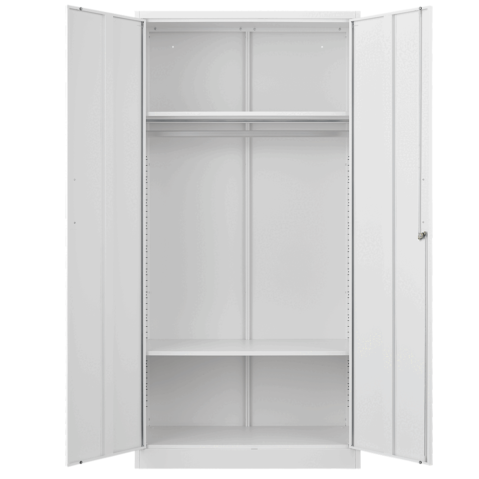 Metal Wardrobe Cabinets with Lock,Clothing Locker Storage Cabinets for ...