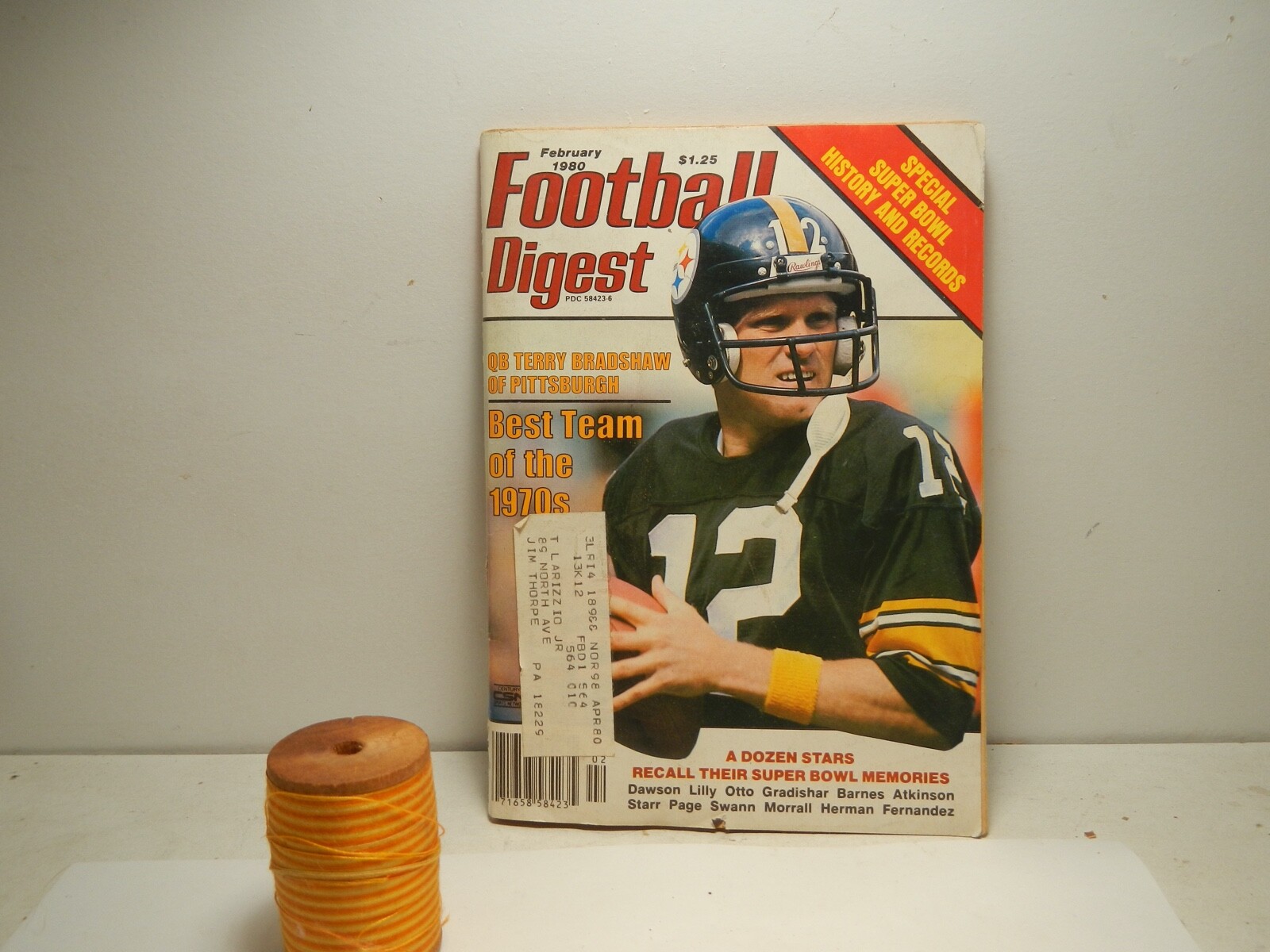 Vintage Magazine Football Digest Feb 1980 Terry Bradshaw Best Team NFL ...